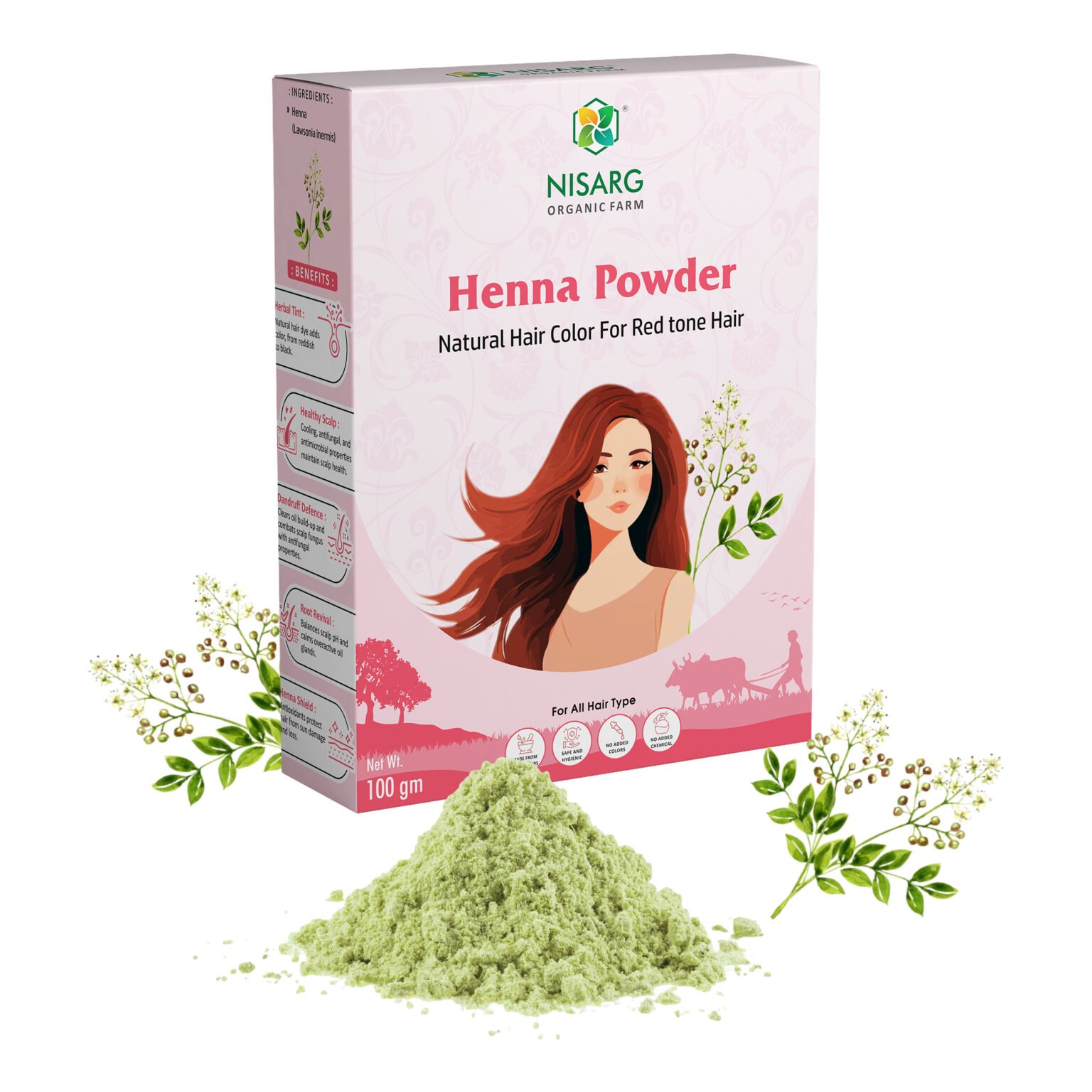 Organic Henna Leaf Powder | Natural & 100% Pure - onestall